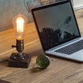 Vintage Lamp - Antique E26 Edison Bulb Industrial Desk Lamp, Minimalist ...