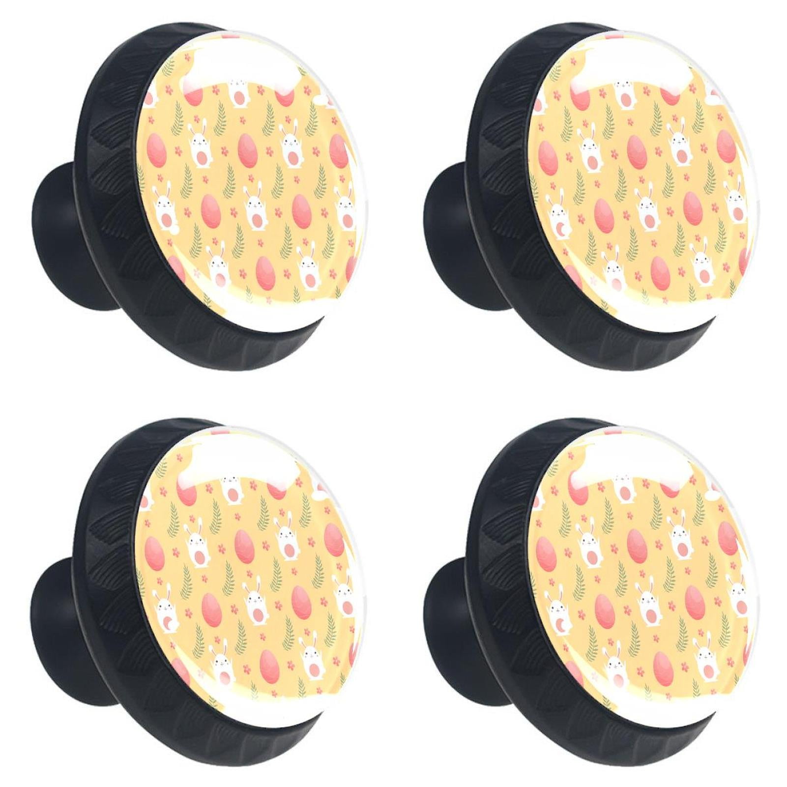 4 Pcs Rabbit Egg Yellow Knobs for Kitchen Cabinet Cupboard Dresser ...