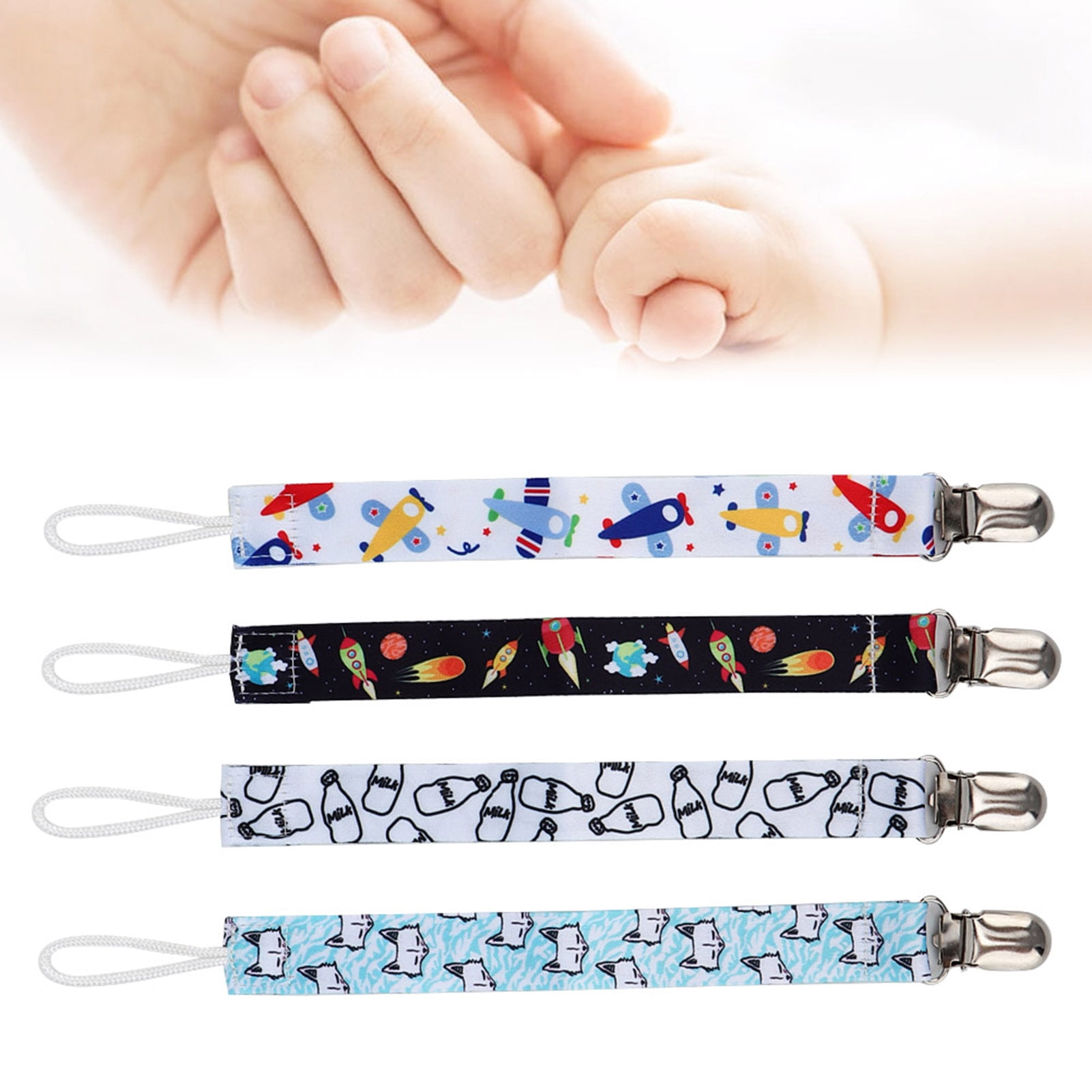 Click here for Ymiko Pacifier Clips  4pcs Pacifier Strap Strap So... prices