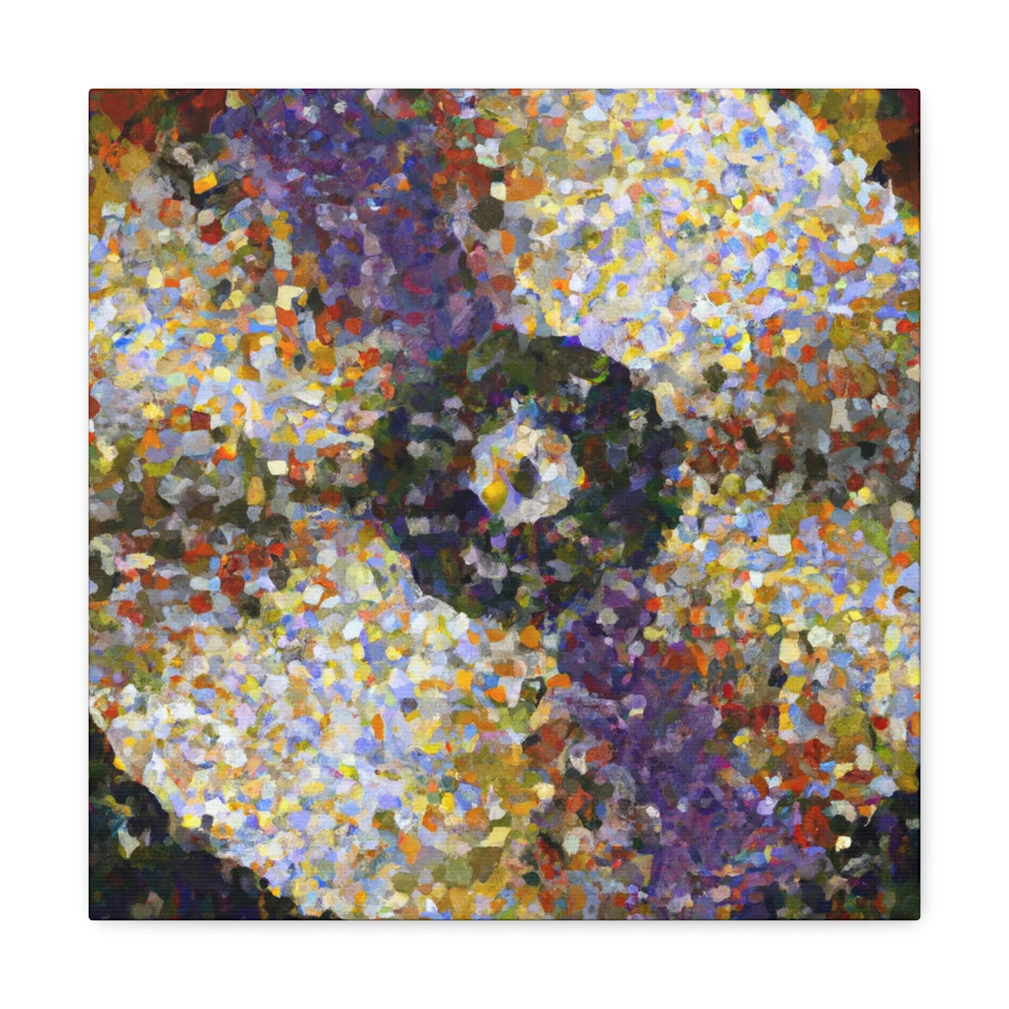 Cymbals in Pointillism - Canvas - Walmart.com