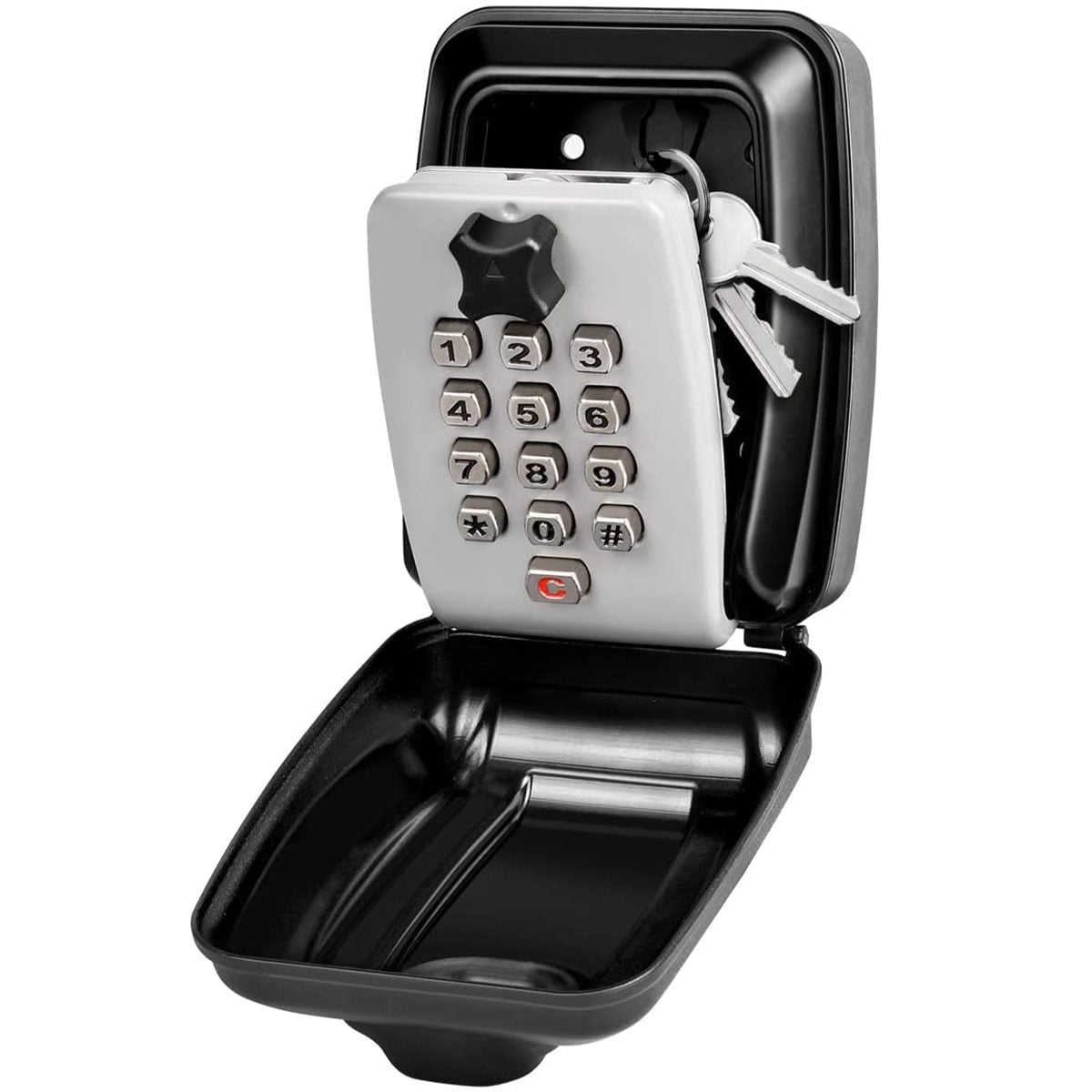 verlacod Key Lock Box Wall Mounted, 4.7 x 3.7 x 2.4 inch Key Hiders,for ...