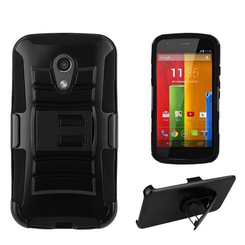 eDragon Armor Kombo Shell Case Polycarbonate Case for Moto G 2nd Gen ...