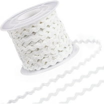 AUQ 1 Roll 5/8 inch(15mm) Ric Rac Trim Ribbon 10 Yards Rick Rack Wave ...