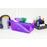 Storex Small Cubby Bin, Candy Violet, 5-Pack - Walmart.com