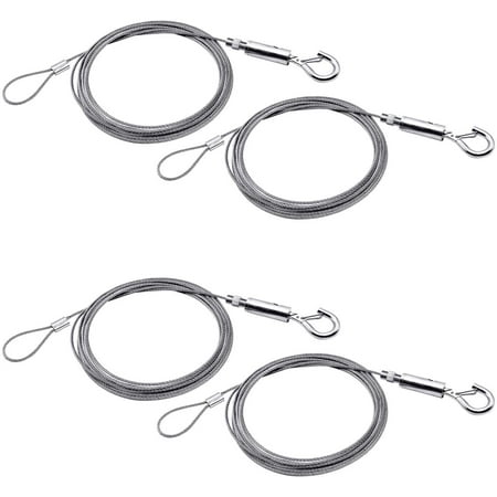 Adjustable Picture Hanging Wire Kit, Pack of 4 Heavy Duty 2m x 1.5mm ...