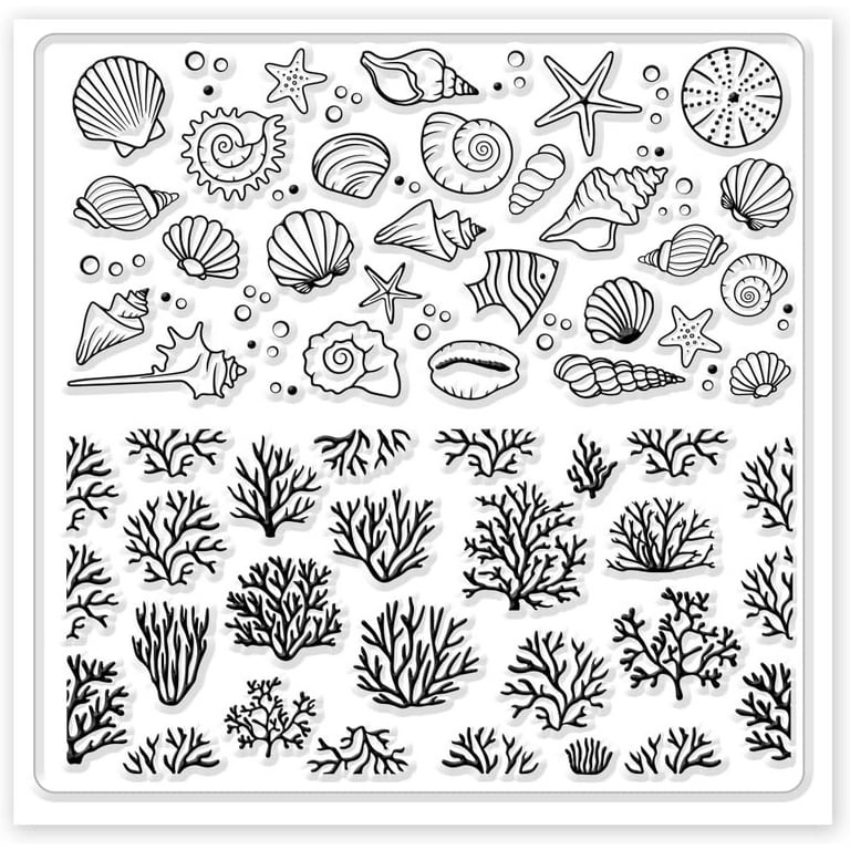 Polymer Clay Texture Mats Polymer Clay Texture Sheets - Abstract Shells ...
