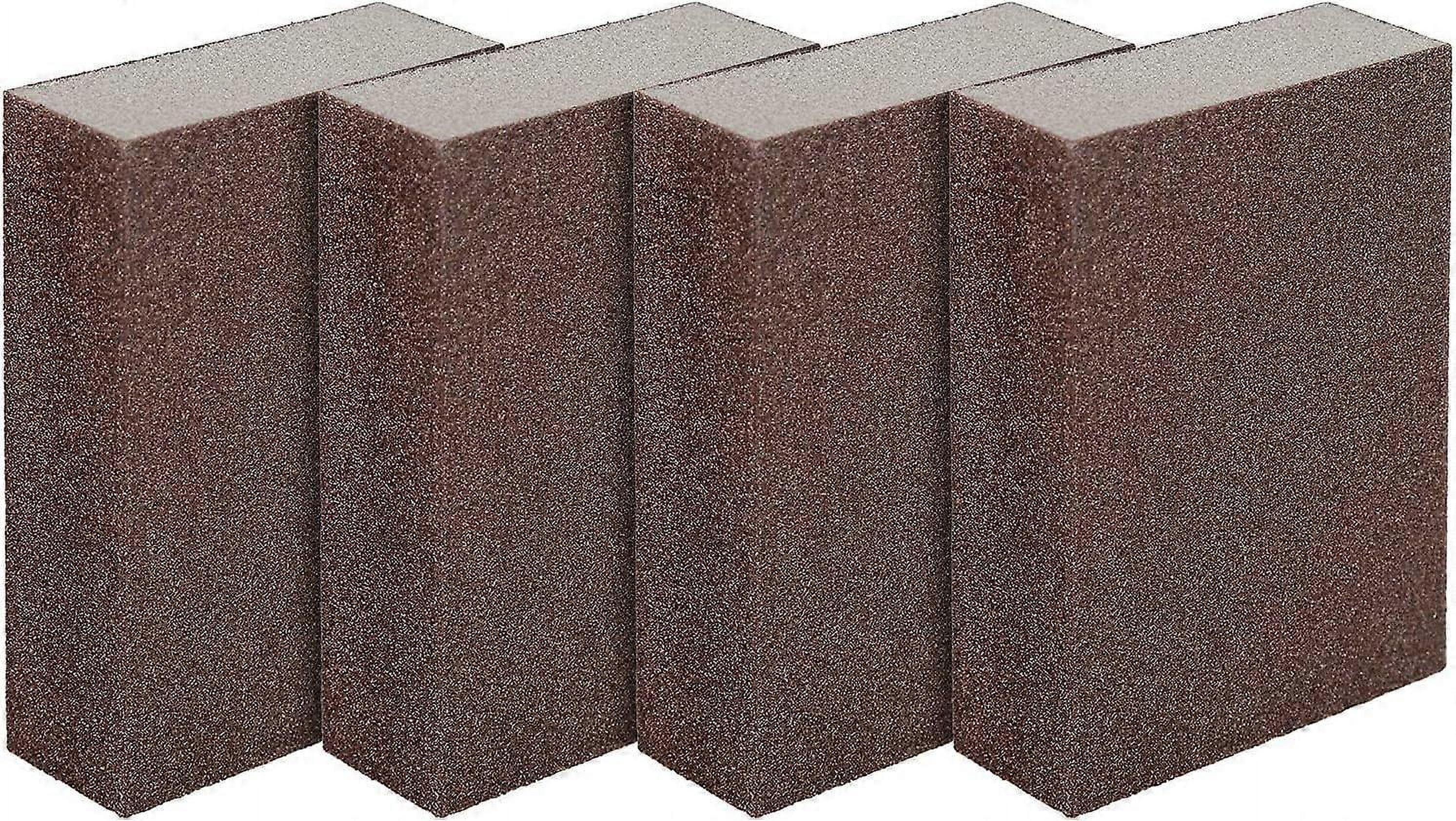 Set of 4 Sanding Sponges/Blocks for Wet and Dry Surfaces, Fine (240 to ...
