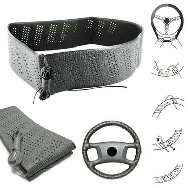Grey "R" Racing Steering Wheel Cover - Walmart.com