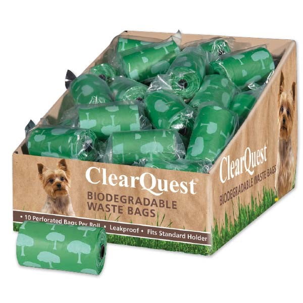 Clear Quest Biodegradeable Waste Bag Disposable Green - Walmart.com