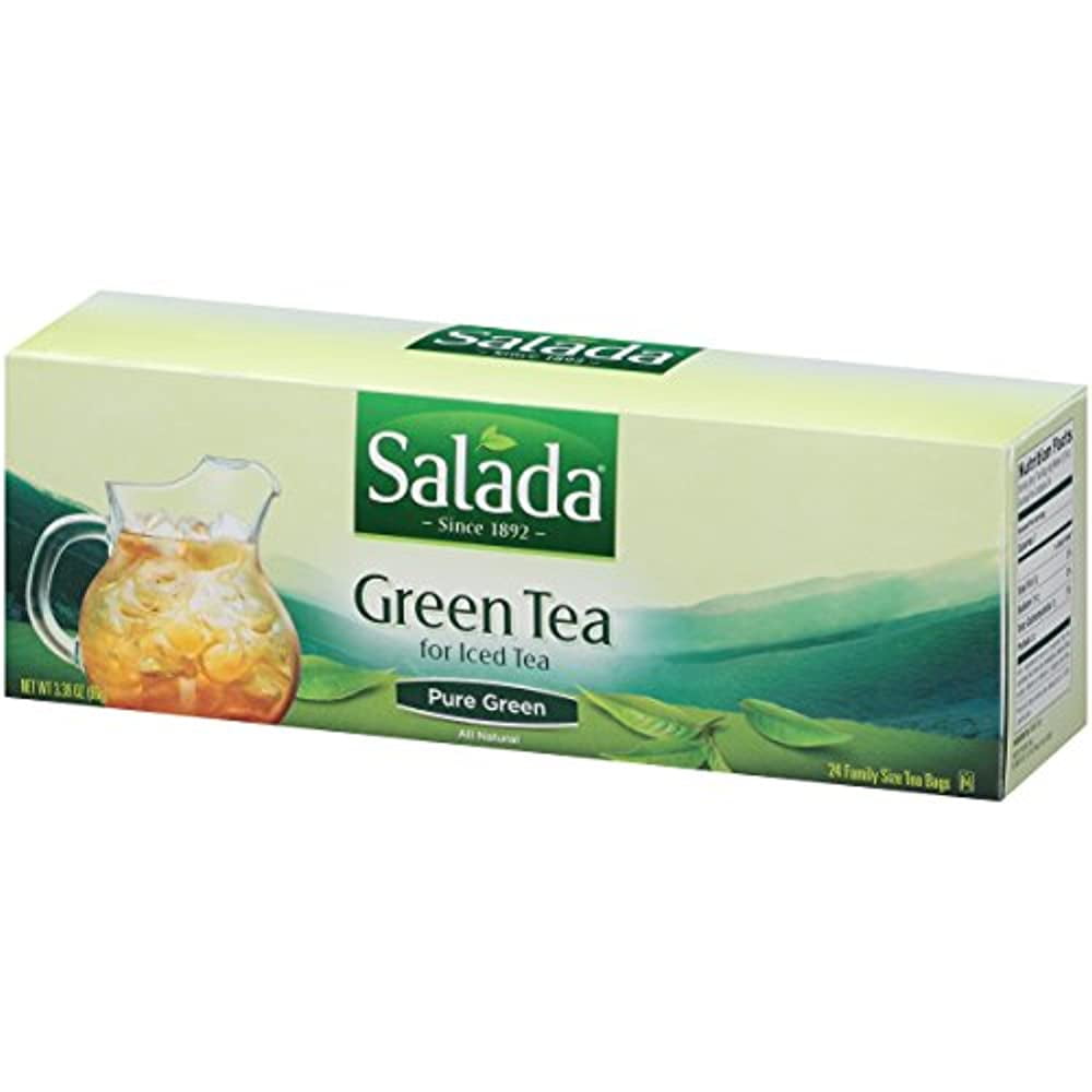 Salada Green Tea For Iced Tea - Family Size 24 Count Tea Bags - 3 Pack ...
