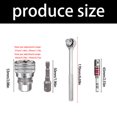 10-19mm Hexagonal Head Nut and Bolts Driver Tool for 3/8" Drive ...