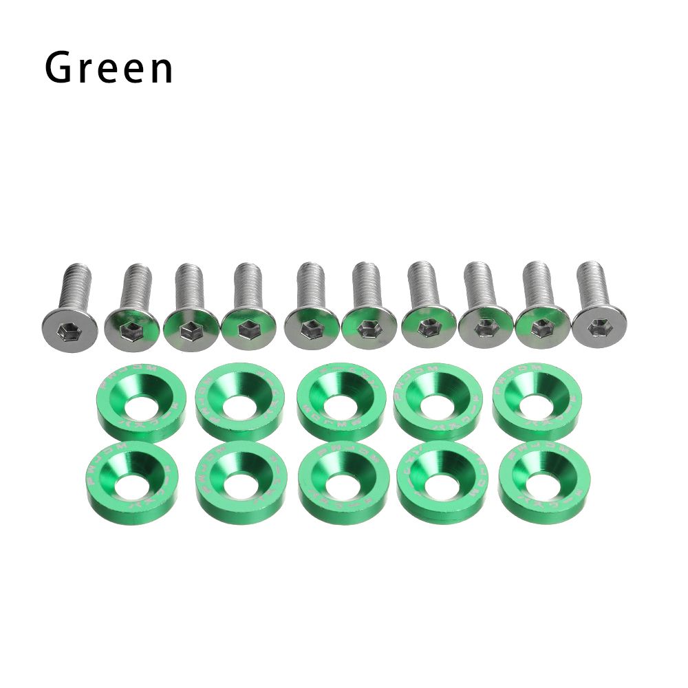 10PCS High Quality 9 Parts Thunder Eagel Ultra Zero Screw Washers ...