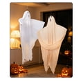 Outdoor Halloween Animatronics Decoration,70.8" Scary Talking White ...