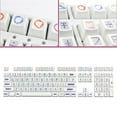 104Pcs/Set Key Caps Universal Dye-sublimation Mini Mechanical Keyboard ...