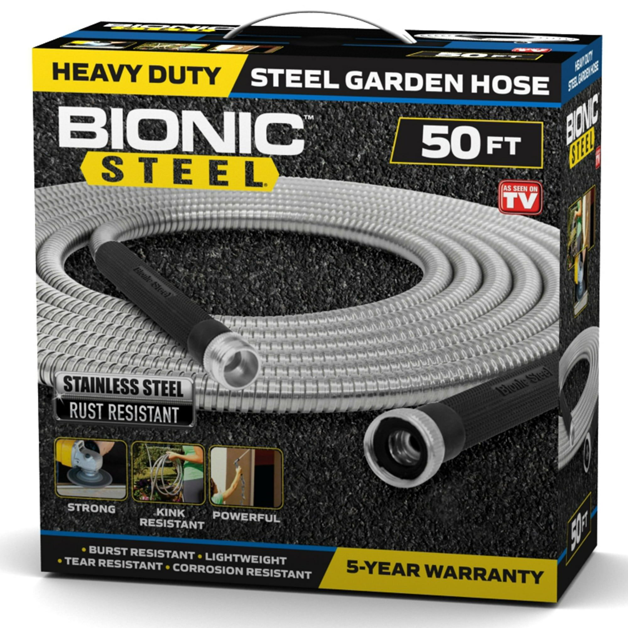 Click here for Bionic Steel Garden Hose Water 50ft Multicolor 50... prices