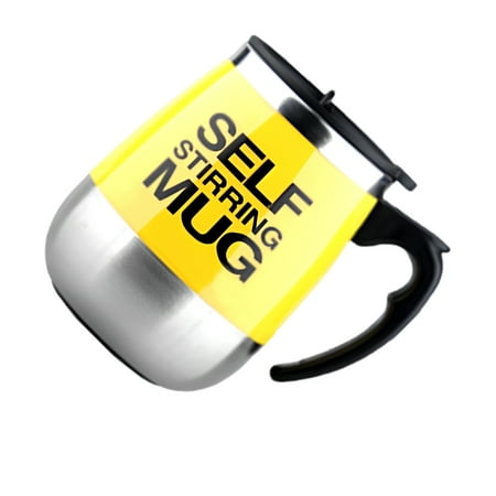 mmirethe Mug Coffee Water Magnetic Automatic Stirring Mugs Smart Mixing ...