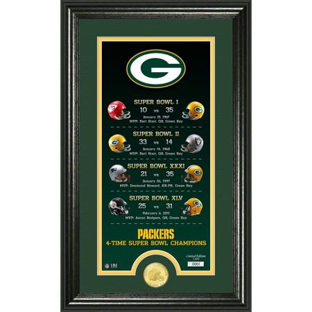 Highland Mint Green Bay Packers 12'' x 20'' Legacy | Walmart Canada