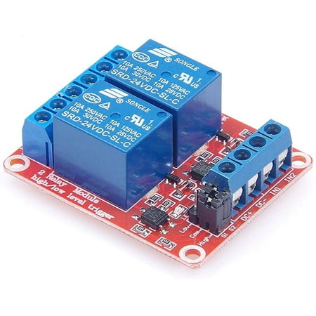2-Channel Relay Module with optocoupler 1-Way Relay Relay Expansion ...