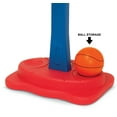 Play Day Adjustable Basketball Goal with Built-In Ball Storage and Easy ...