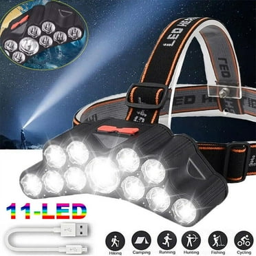 2023 Upgraded Super Bright LED Head Torch Rechargeable, 22000 Lumen, 10 ...