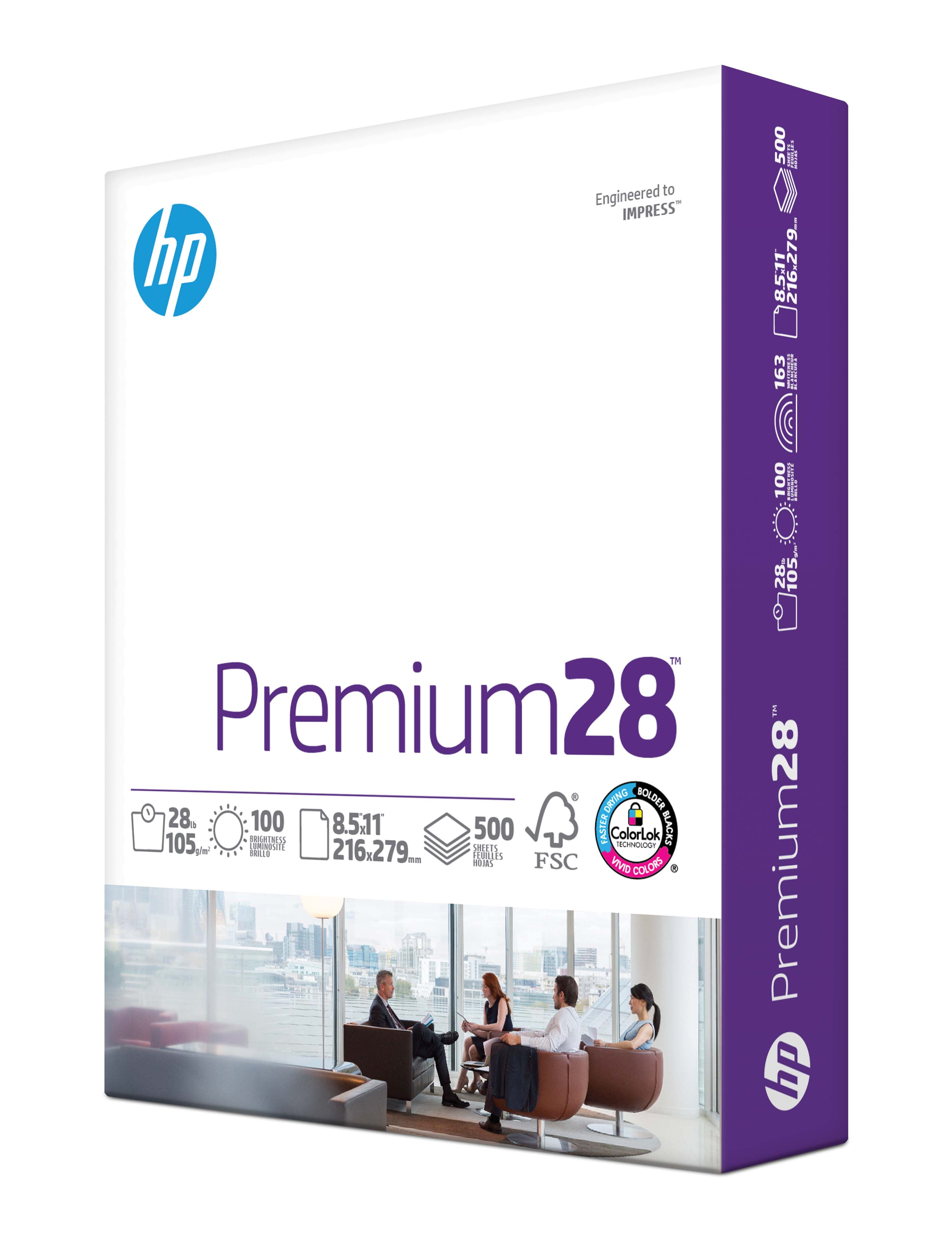 HP Laser Printer Paper Premium28 8 5x11 28 Lb 100 Bright 1 Ream hp-laser-printer-paper-premium28-8-5x11-28-lb-100-bright-1-ream