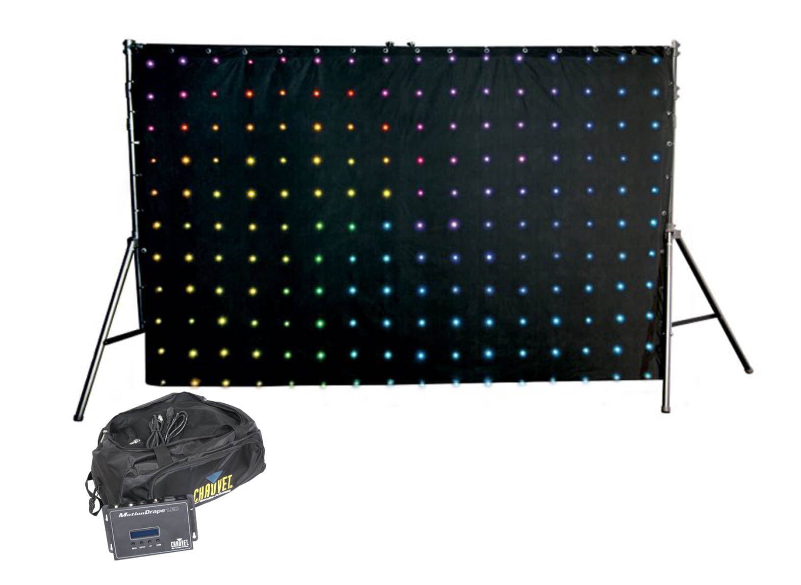 NEW Chauvet DJ MotionDrape LED Motion Drape Animated Video Backdrop ...