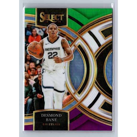 2024 2023 Panini Select Desmond Bane #162 Green White Purple /50 ...
