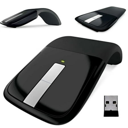 Update Folding Mouse 2.4GHz Arc Touch Wireless Mouse Foldable Optical ...