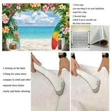 7×5FT Tropical Luau Backdrop Summer Hawaii Beach Backdrop Surfboard ...
