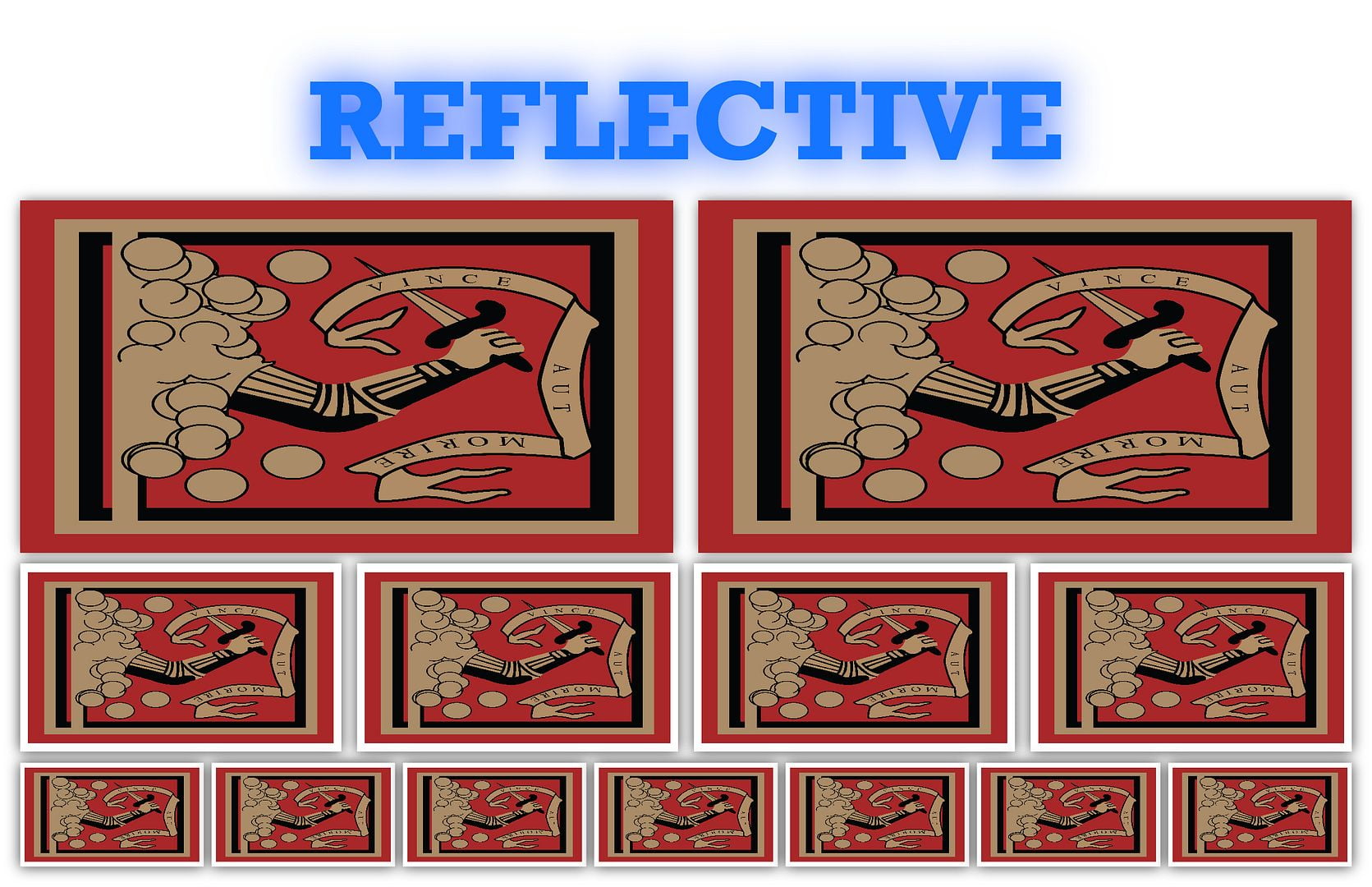 13 Pack Bedford Minutemen 1775 Flags | (x2) 4x2 inch, (x4) 2x1 inch ...