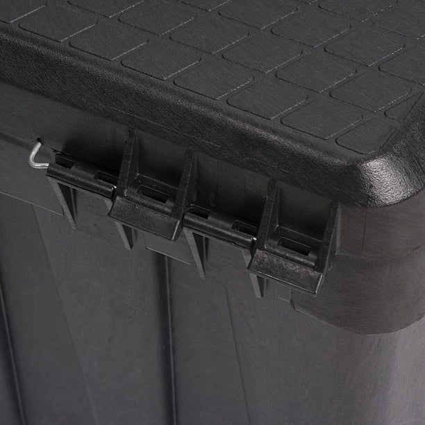 Contico 3514NLBK-1 Pro Tuffbin 20.5 Gal Black Heavy Duty Garage Storage ...