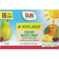Dole Cherry Mixed Fruit Bowls in 100% Juice 4 Ounce (Pack of 16 ...