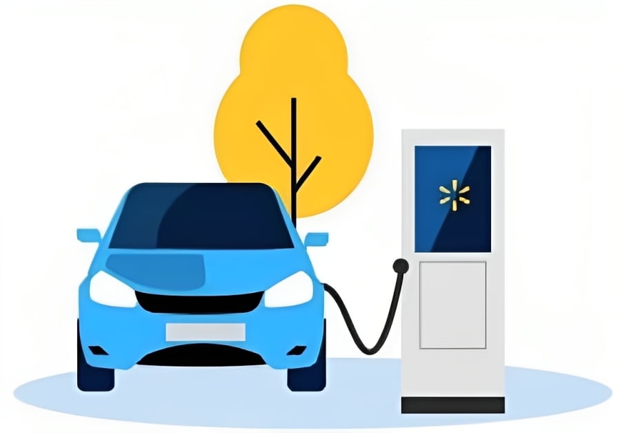 Do you have to pay to charge your car at walmart store