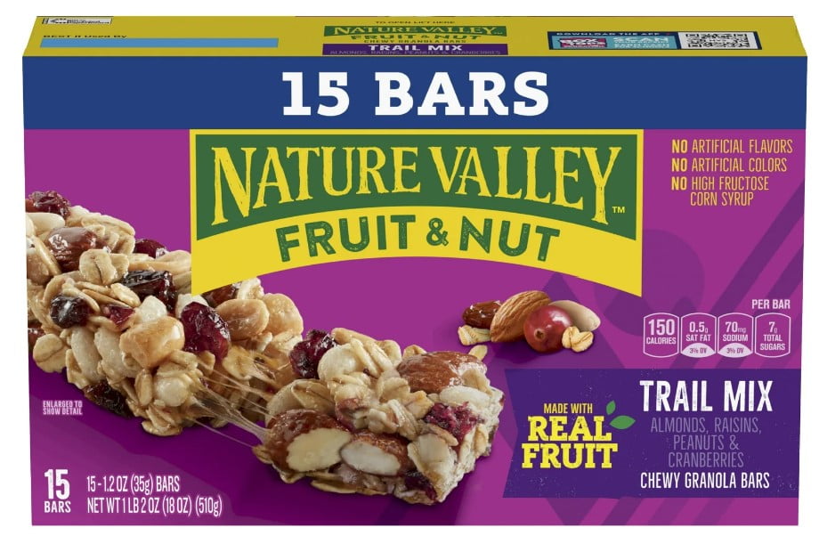 Nature Valley Fruit and Nut Bars in Granola Bars - Walmart.com