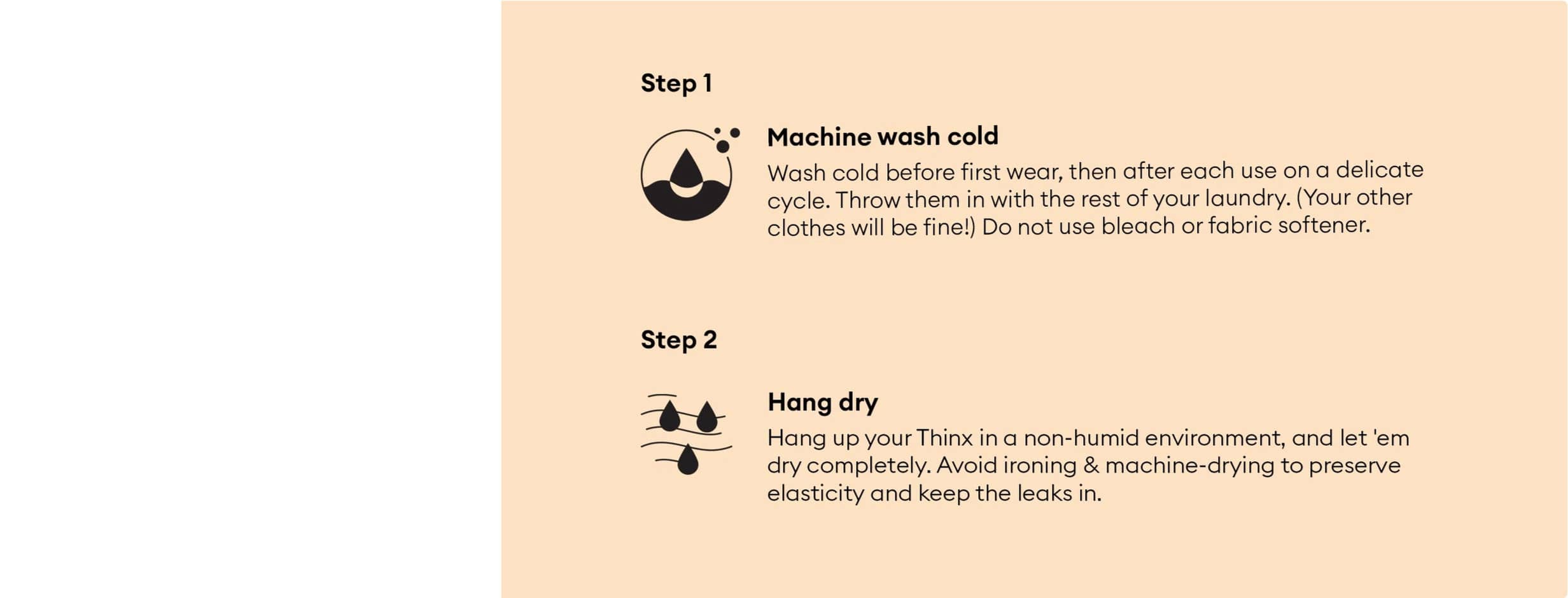 Thinx Washing Instructions