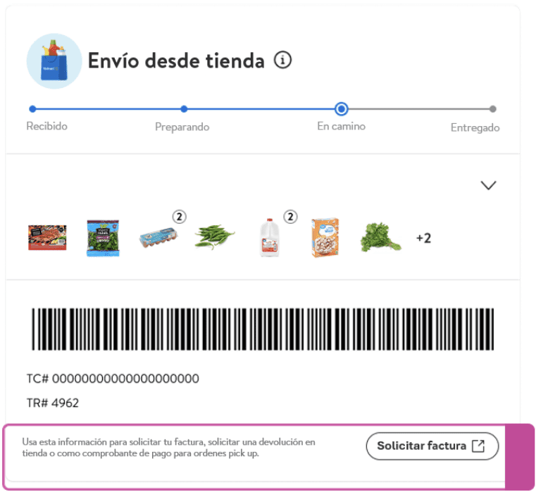 Realiza tu factura - Walmart Exclusivos Online
