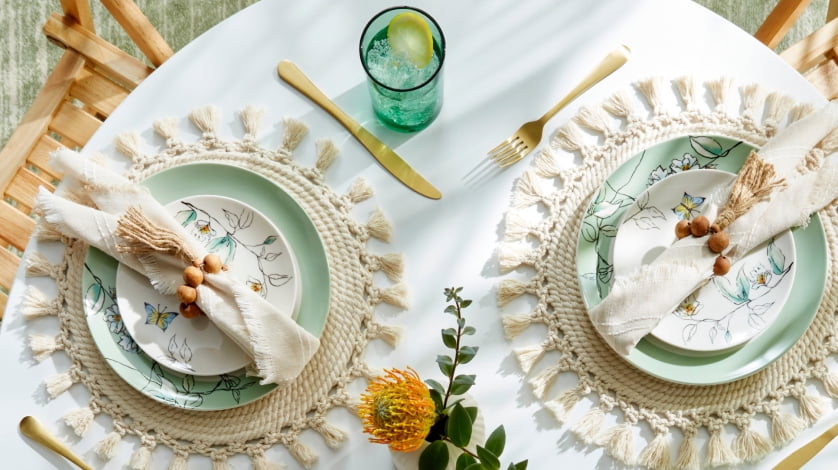 Summer table reset