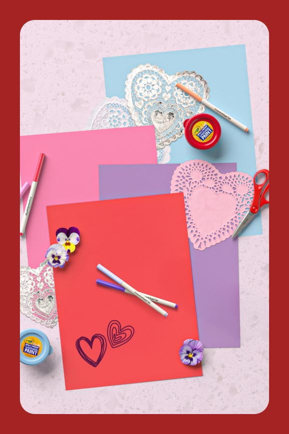DIY Valentine’s Cards Made With Love