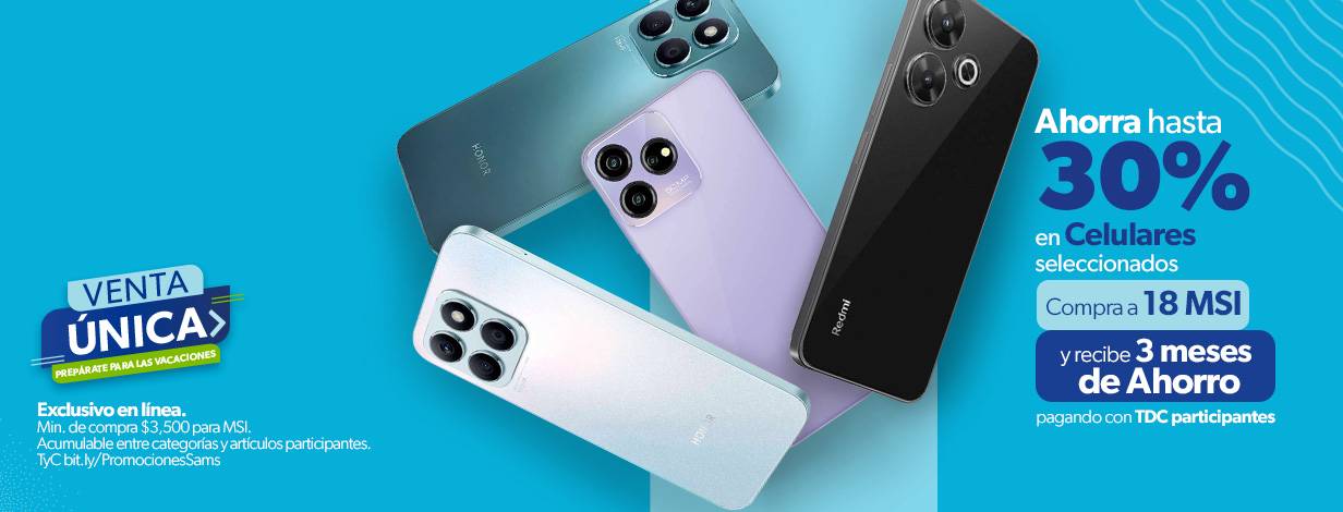 Celulares y Smartphones | Sam's Club México en línea