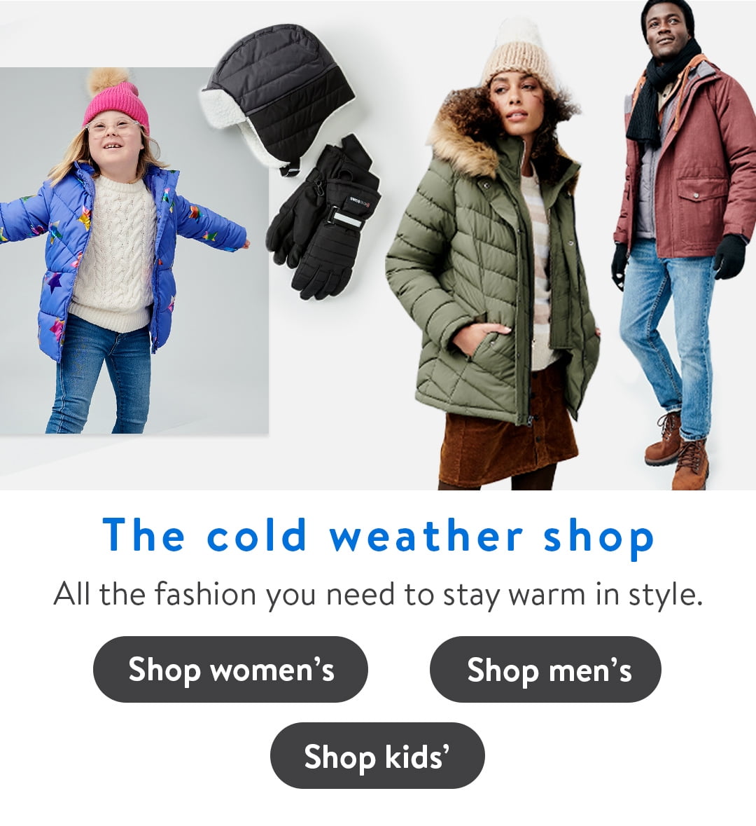 Walmart: Cold-weather prep: Outerwear, decor, & more | Milled