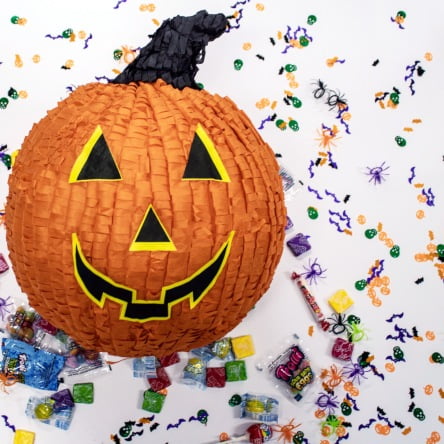 Piñatas Party Décor Halloween Spooky Party 11 x 11-3D Round Sturdy ...