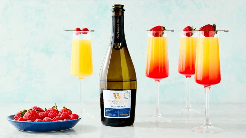 DIY mimosa bar