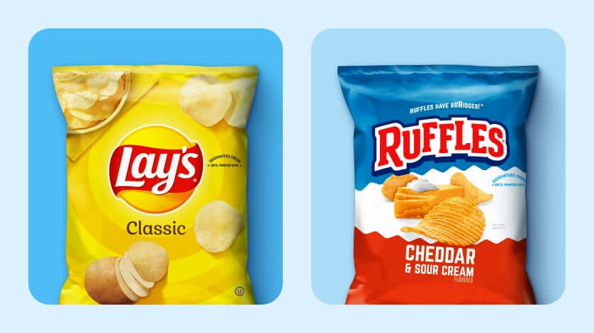 Build your own potato chip pack