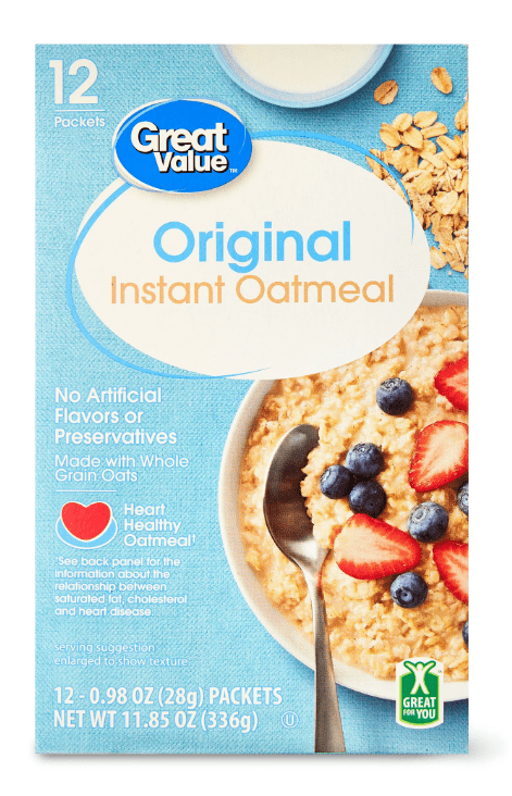 Instant Oatmeal Packets in Oatmeal & Grits - Walmart.com