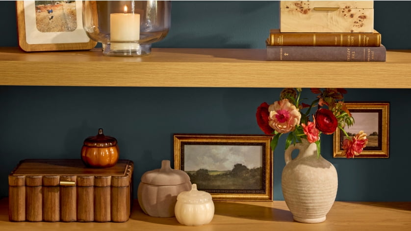 Curate a stylish shelf