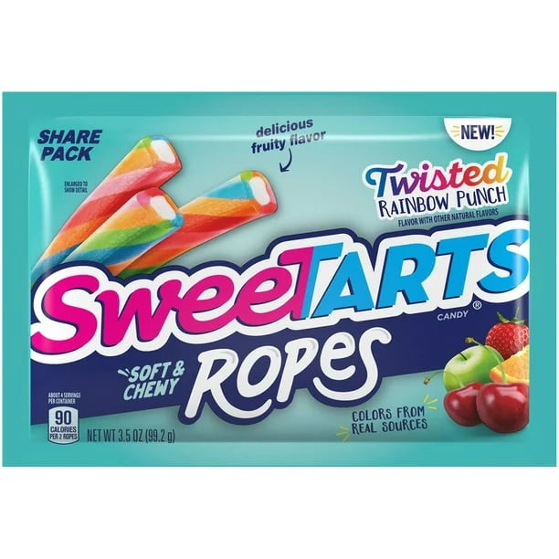 Sour Strips Sour Candy in Fruit Flavored & Sour Candy - Walmart.com