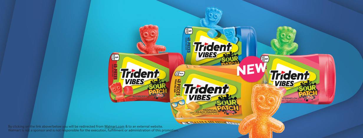 Trident Vibes with Sour Patch Kids - Walmart.com