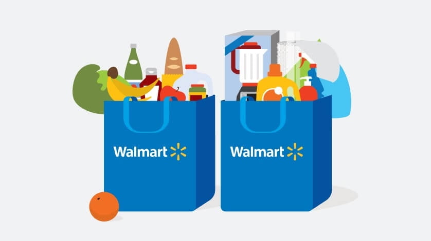 Walmart Store Cartoon