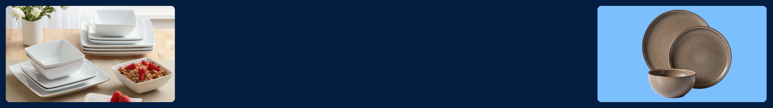 Spend less on dinnerware & serve ware