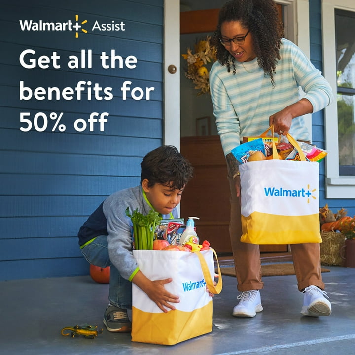 Walmart+ Assist Membership | 50% Off Memberships